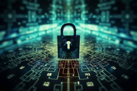 Premium Ai Image Password Security Themed Background Slide Emphasizes Digital Protection And