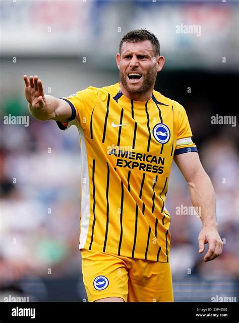 Brighton And Hove Albions James Milner During The Pre Season Friendly Match At Loftus Road