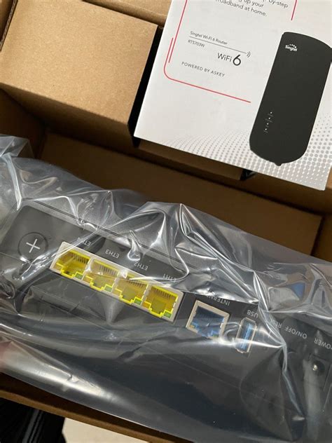 Singtel Wi Fi 6 Router Tv And Home Appliances Electrical Adaptors And Sockets On Carousell