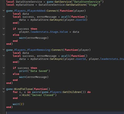 Data Save Script Buzzy