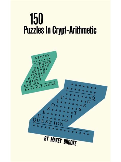 Crypt Arithmetic Pdf