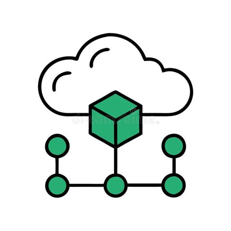 Cloud Computing Network Vector For Data Management And Technology