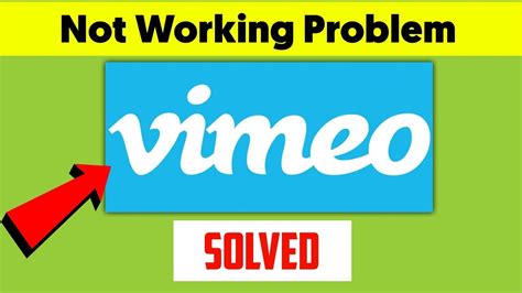Vimeo App Not Working Not Open Problem Solve Youtube