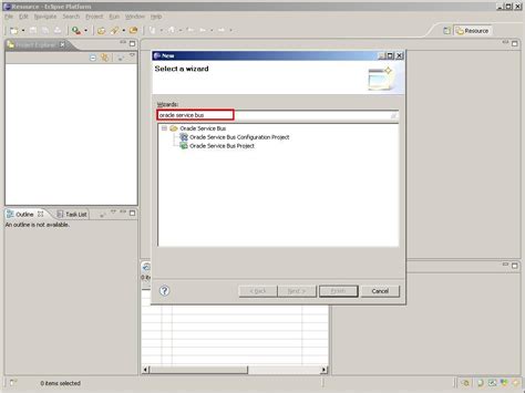 Creating A New Osb Project Oracle Service Bus 11g Development