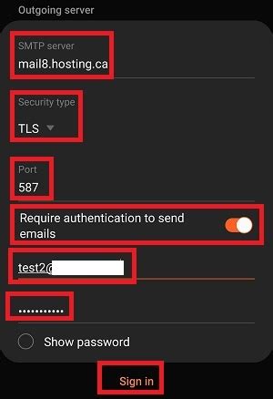 IMAP Setup On Android Android Phone Setup Hosting Ca
