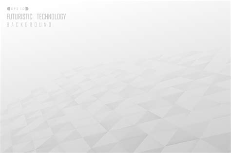 추상삼각형 패턴 디자인의 그레이 테크놀로지 패턴 디자인 아트워크 배경 일러스트 벡터 Eps10 육각형에 대한 스톡 벡터 아트 및