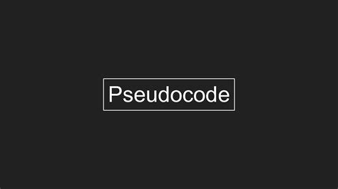 Solution Igcse Computer Science Pseudocode Simple Notes Studypool