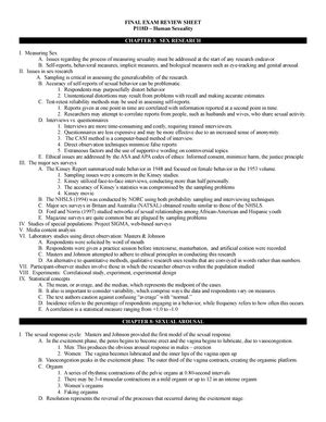 Human Sexuality Book Notes PROF ZINGER CHAPTER 20 EPILOGUE CHAPTER 20 Sex And The Law Why