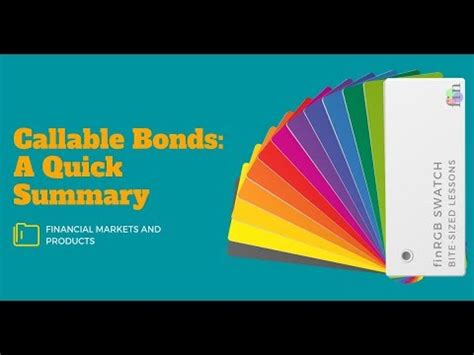 Callable Bonds Summary CFA Level 2 FRM Part 1 Book 3 Financial