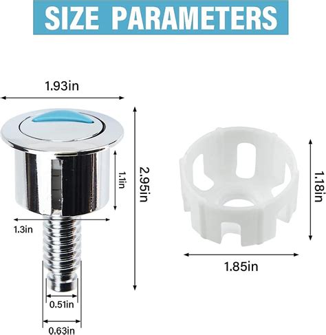 Toilet Buttons Replacement Push Button Toilet Flush Toilet Flush System Replacement Compatible