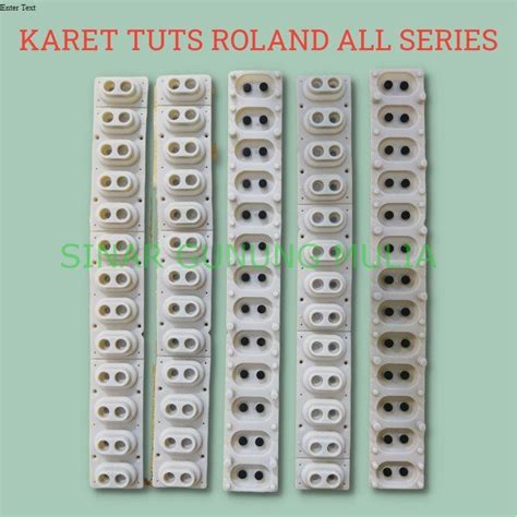 karet tuts keyboard roland all series semua tipe rubber conductive ori