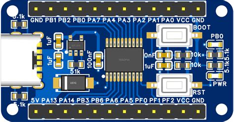 Air001最小开发板（已验证） 立创开源硬件平台