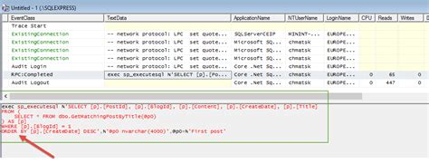 Entity Framework Any Advantage Of A Stored Procedure With Dynamic