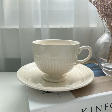 웨지우드 빈티지 웨지우드 에듬 컵 앤 소서 앤틱 수입 찻잔 세트 홈카페 예쁜 그릇 위시버킷