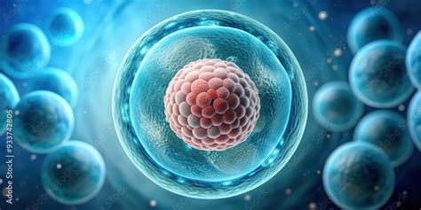 Embryo Cell Dividing Inside Membrane Embryo Cell Division Membrane