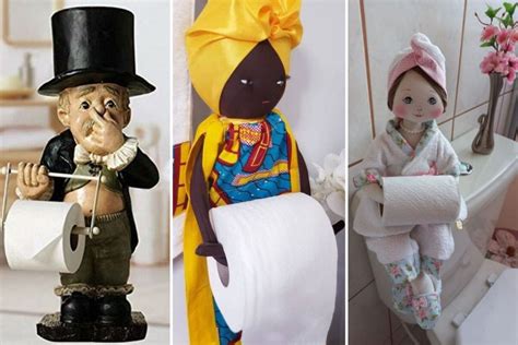 جا دستمال کاغذی عروسکی دستشویی؛ سرویس بهداشتی خانه خود را فانتزی کنید