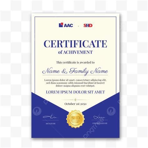 Modern Certificate Diploma Template Design Vector Template Download On Pngtree