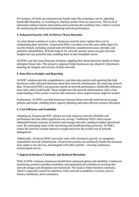 Tailored Noc Solutions For Seamless Network Monitoring And Support From