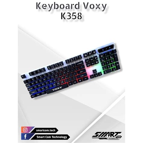 Jual Keyboard Gaming Voxy Astro K358 Keyboard Gaming Murah Keyboard Rgb Shopee Indonesia