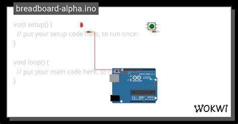 Breadboard Alpha Ino Wokwi ESP32 STM32 Arduino Simulator