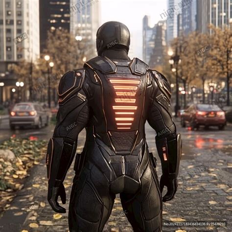 Ai创作图全套战甲 高科技材料紧身衣材质 铁血战衣 战甲展示 战甲铁甲 赛博格义体人 战甲 酷炫火焰人 金属战甲 黑科技衣服 高科技衣服 超能斗士形象 铁甲英雄 昵图网