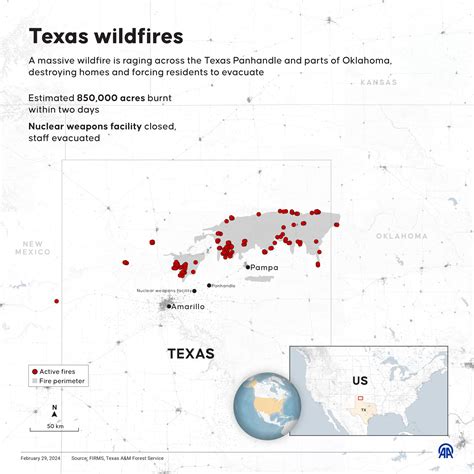 Map Texas Fire