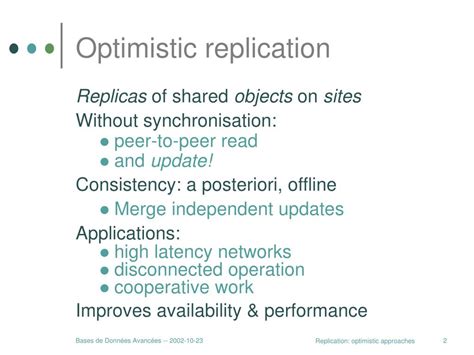 Ppt Replication Optimistic Approaches Powerpoint Presentation Free