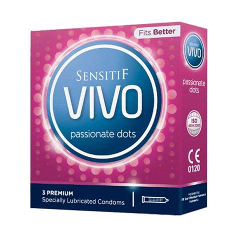 Jual Vivo Condom U Sensitiv Vivo Passionate Dots Alat Kontrasepsi Pack Di Seller Vivo