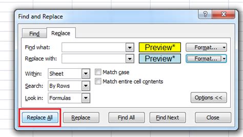 Трикове с Find Replace Excel DoExcel Do