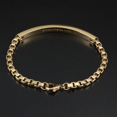 Tiffany And Co 18k Id Venetian Link Bracelet Ebth