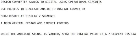 SOLVED DESIGN CONVERTER ANALOG TO DIGITAL USING OPERATIONAL CIRCUITS
