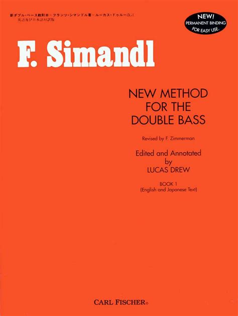 New Method For Double Bass 1 Franz Simandl Muziekcentrum Middelburg