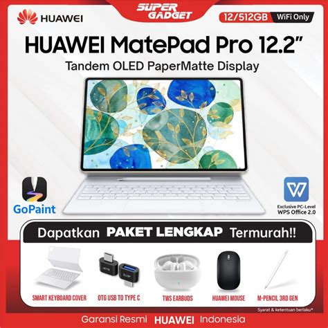 Jual Huawei Matepad Pro Gb Papermatte Display Tablet Inch Shopee Indonesia