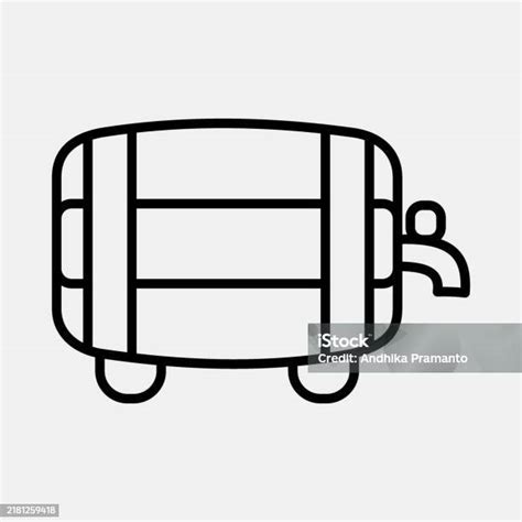 아이콘 맥주 배럴 성 패트릭 데이 축하 요소 선 스타일의 아이콘입니다 인쇄 포스터 로고 파티 장식 인사말 카드 등에 적합합니다 0명에 대한 스톡 벡터 아트 및 기타 이미지