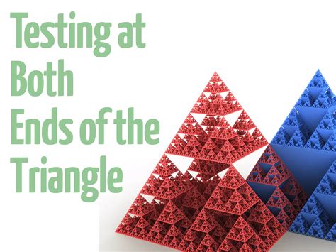 Testing At Both Ends Of The Triangle Ppt