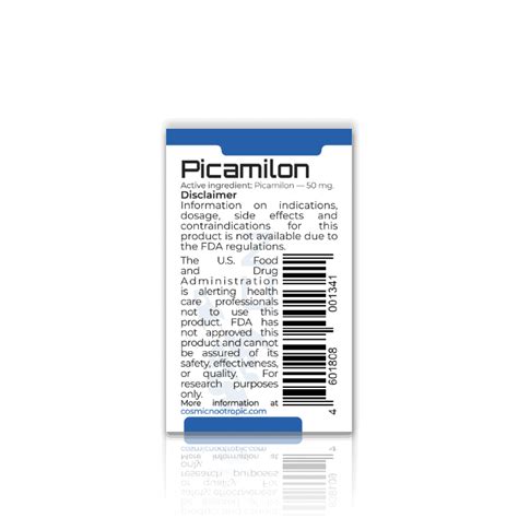 Buy Picamilon® Nicotinoyl Gaba Online Cosmicnootropic Shop