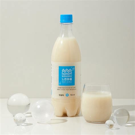 Prizm 무아스파탐 느린마을막걸리 방울톡 6도 750ml