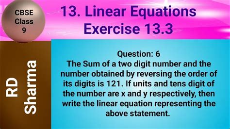 The Sum Of A Two Digit Number And The Number Obtained By Reversing The