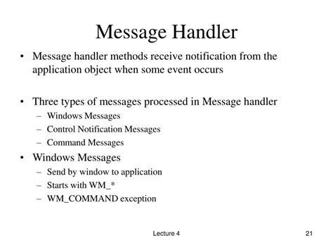 Ppt Introduction To Microsoft Windows Mfc Programming The Applicationwindow Approach