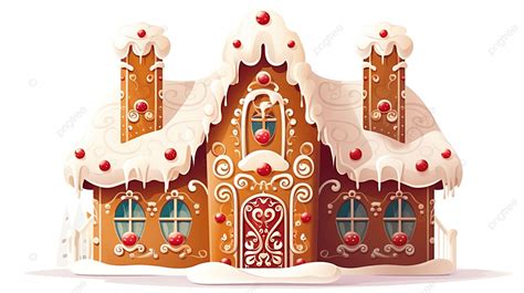 흰색 배경에 집 형태의 벡터 크리스마스 진저브레드 레스토랑 음식 겨울 음식 전통 음식 배경 일러스트 및 사진 무료 다운로드 Pngtree
