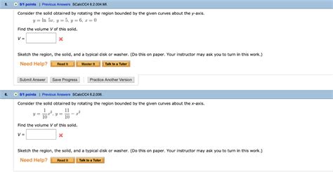 Solved O Points Previous Answers SCalcCC MI Chegg