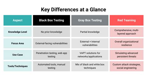 Black Box Gray Box And Red Teaming Cybersecurity Services Vapt Solutions