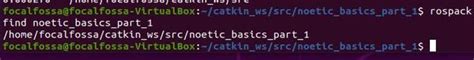 Common Ros Package Commands In Ros Noetic