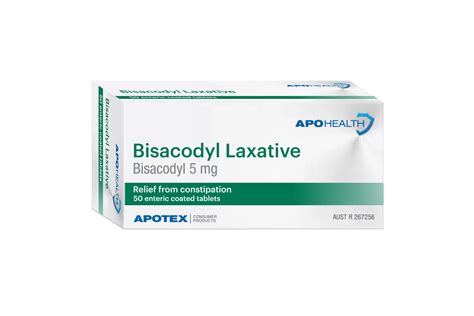 Apohealth Bisacodyl Laxative Tablets 5mg Blister Pack Of 50 Lfa Apohealth Bisacodyl Laxative Tablets 5mg Blister Pack Of 50 Lfa