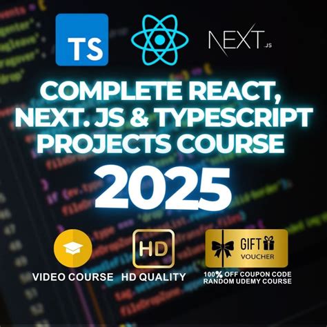 Complete React Nextjs And Typescript Projects Course 2025 Learn React