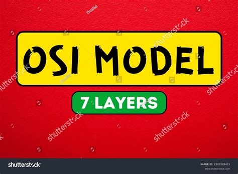 Osi Model Open Systems Interconnection Stock Illustration Shutterstock