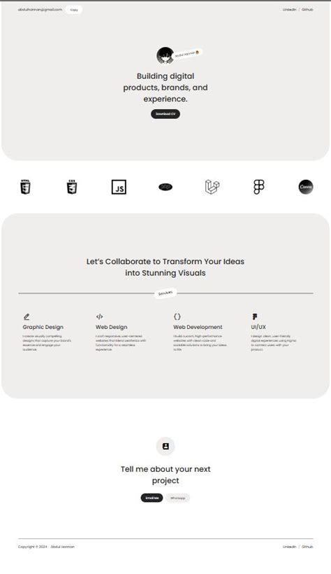 Webdevelopment Frontend Cssdesign Htmlportfolio Responsivedesign