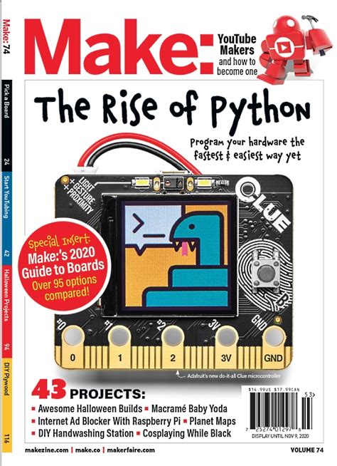 Python On Microcontrollers Newsletter Make The Rise Of Python CLUE