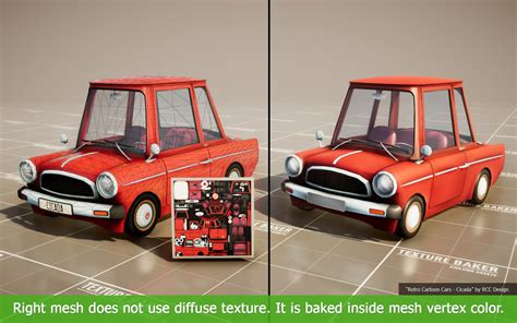 Vertex Texture Baker