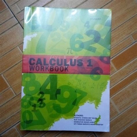 Calculus 1 Workbook Hobbies And Toys Books And Magazines Textbooks On Carousell